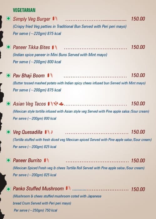 Menu of Fortune Deli by ITC, Gandhi Nagar, Vellore