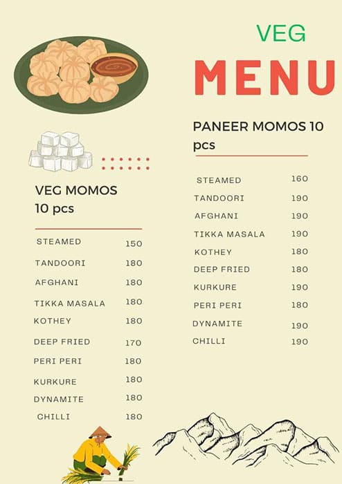 Menu of Momo Joint, Kharadi, Pune