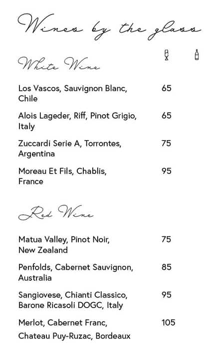 Menu at Catch at St. Regis restaurant, Abu Dhabi, Nation Riviera Beach Club