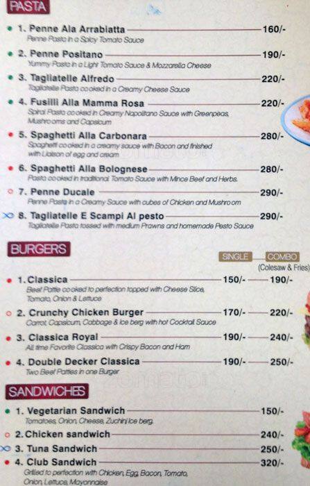 Menu at Favourite Pizza, Ernakulam, G 290
