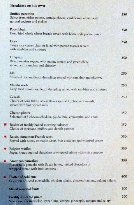 Aurum - Hilton Jaipur Menu, Menu for Aurum - Hilton Jaipur, Bais Godam ...