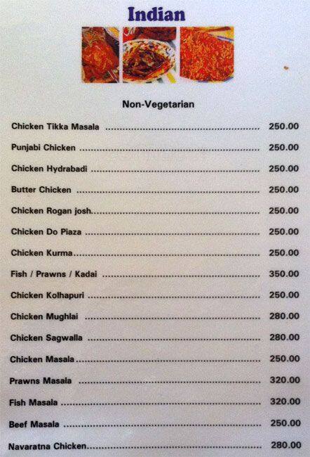Menu at Celeste Bar And Restaurant, Arpora, HQ46+JFP