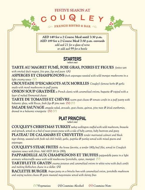 Couqley French Bistro & Bar Menu - Zomato