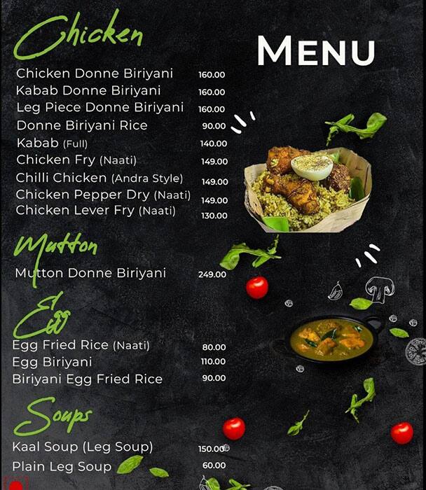 Menu of Biryani Bite, Whitefield, Bangalore