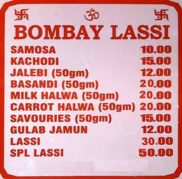 Bombay Lassi Menu, Menu for Bombay Lassi, Triplicane, Chennai - Zomato