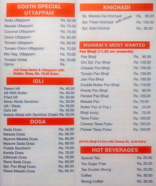 Om Sweets & Snacks Menu, Menu for Om Sweets & Snacks, Kandivali East ...