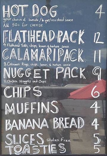 Menu at Tour De Cafe, Mordialloc