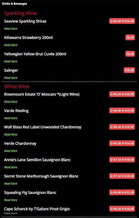 Menu at Cafe Verde Pizzeria, Fairview Park