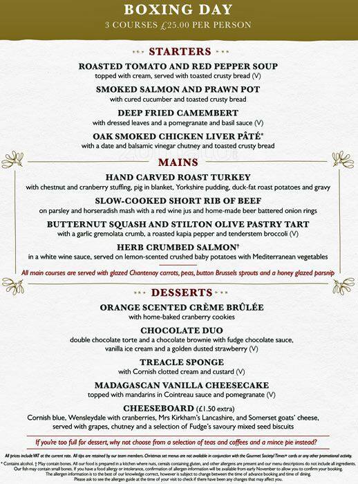 Menu at The Mint pub & bar, London, Park Road