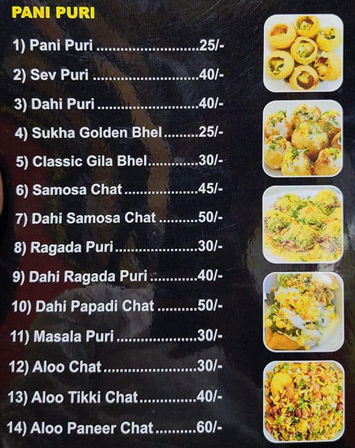 Menu of Shree Radhe Food Corner, Ghatkopar East, Mumbai