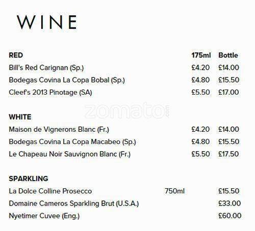 Menu at The Hanging Bat pub & bar, Edinburgh