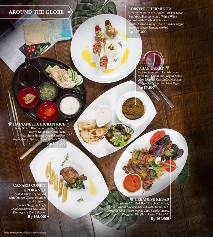 Menu at Graffiti Restaurant, South Jakarta, Jl. R.A. Kartini No.18