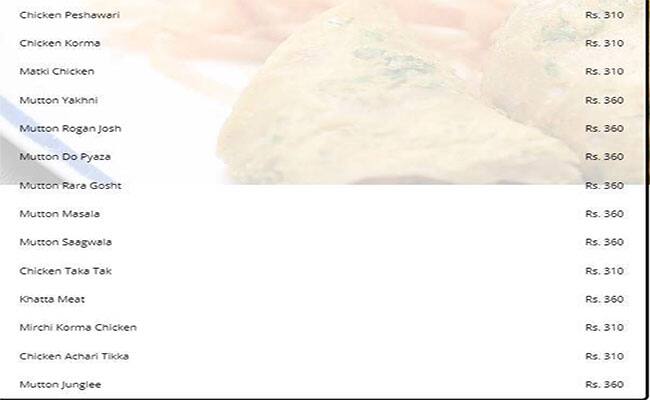 Menu at KC 360, Jammu, 46