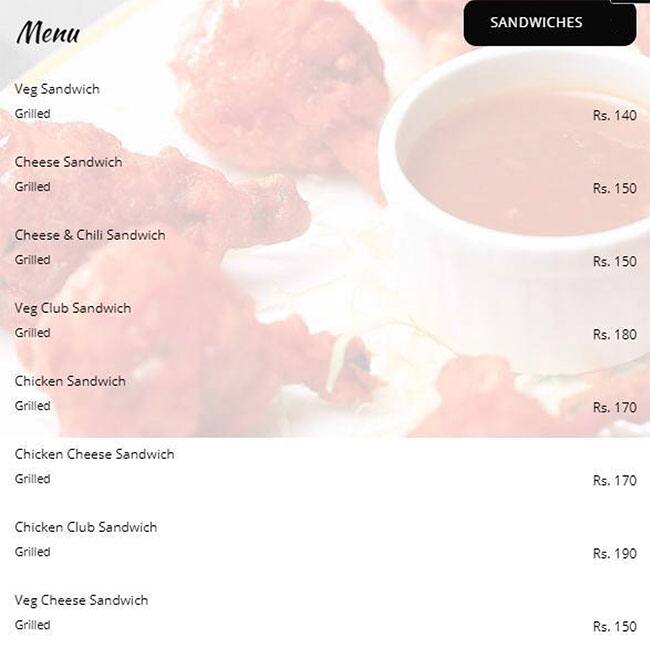Menu at KC 360, Jammu, 46