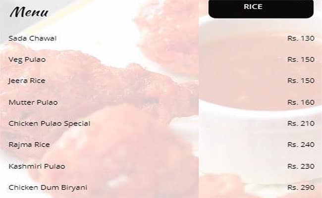 Menu at KC 360, Jammu, 46