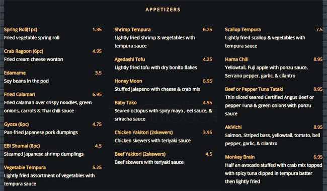 Aki Steak & Sushi Menu, Menu for Aki Steak & Sushi, Sugar Land, Houston ...