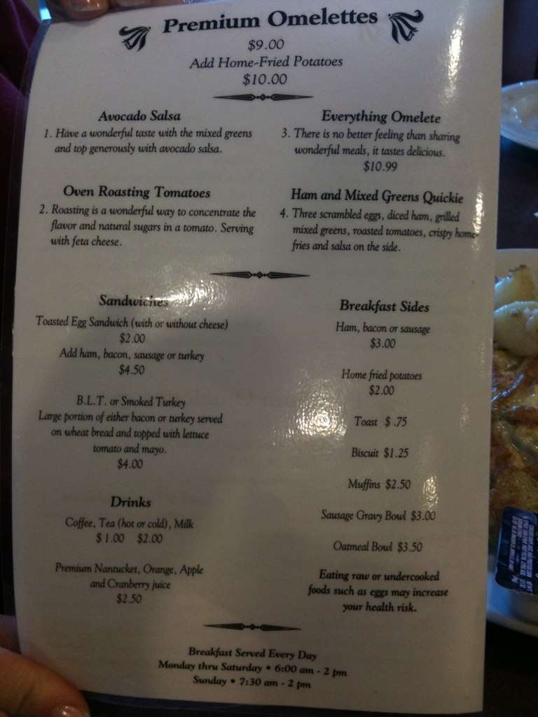 Menu at Hellas Carryout restaurant, Shawnee Hills