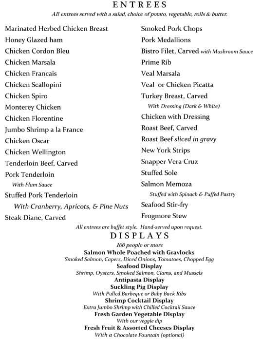 Menu at Hilltop Fish Fare & Steakhouse, Monroe