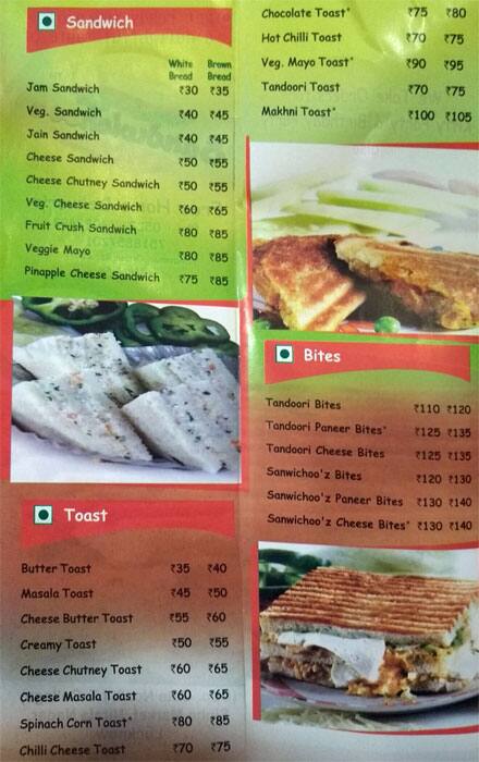 Sandwichooz Menu, Menu for Sandwichooz, Nirala Nagar, Lucknow - Zomato