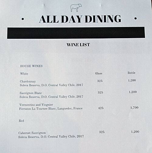Menu at The Fatted Calf Tagaytay restaurant, Silang