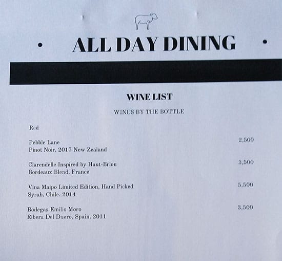 Menu at The Fatted Calf Tagaytay restaurant, Silang