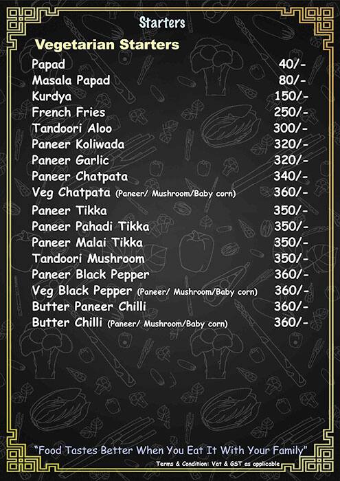 Menu of Maasoli Lunch Home, Mahim, Mumbai