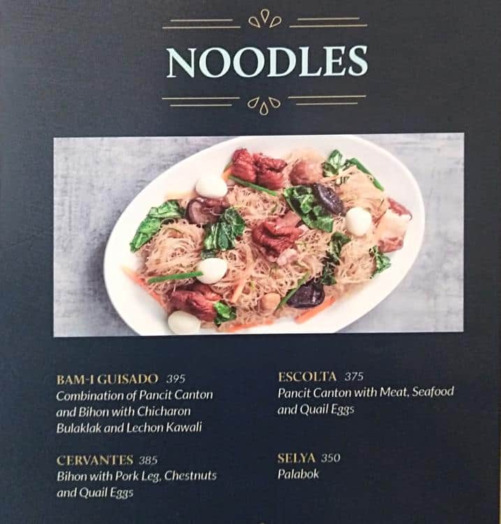 Menu at Crisostomo | Blue Bay Walk restaurant, Pasay, L104