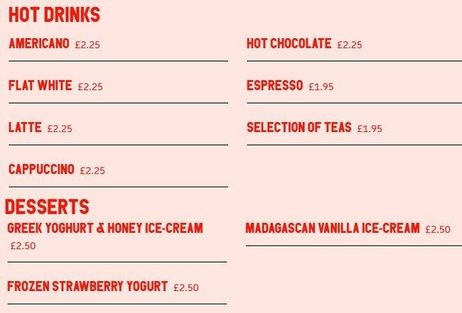 Menu at Gourmet Burger Kitchen restaurant, Birmingham, Burger Burger ...