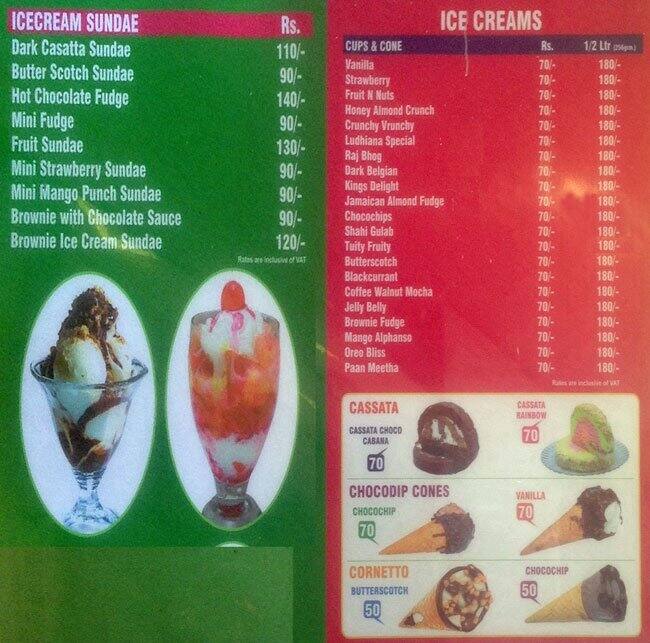 Kings Kulfi Menu, Menu for Kings Kulfi, DLF Cyber City, Gurgaon - Zomato