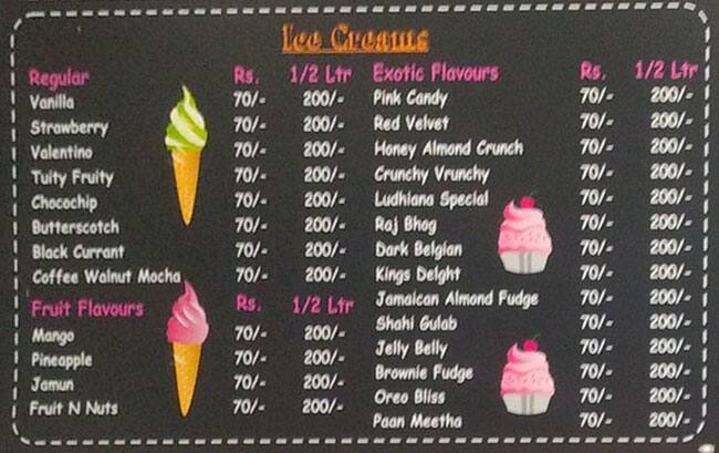 Kings Kulfi Menu, Menu for Kings Kulfi, DLF Cyber City, Gurgaon - Zomato