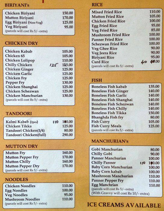 Kafe Biryani corner Menu, Menu for Kafe Biryani corner, Kuvempunagar, Mysore - Zomato