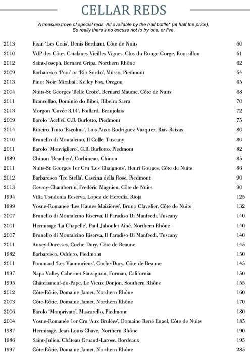 Menu at The Remedy Wine Bar Shop & Kitchen, London