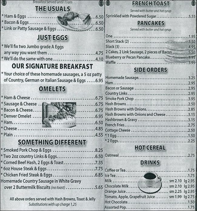 Menu at Home Cafe, Englewood, W Hampden Ave