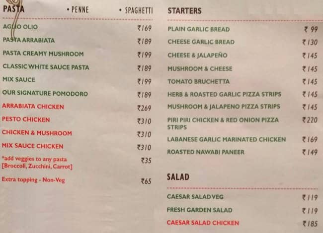 Amici Gourmet Pizza Menu, Menu for Amici Gourmet Pizza, Saket, New ...