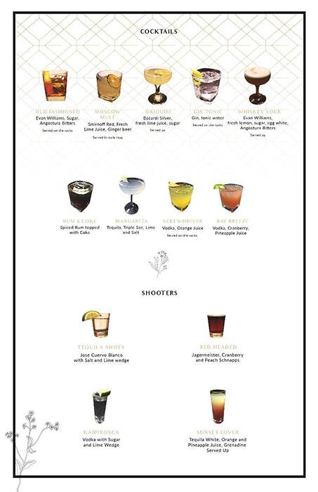 Menu at Fête Mobile Bar, Quezon City