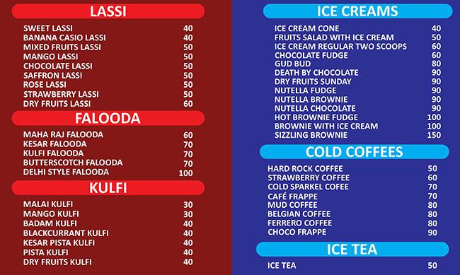 Menu of Lassi And More, Yelahanka, Bangalore