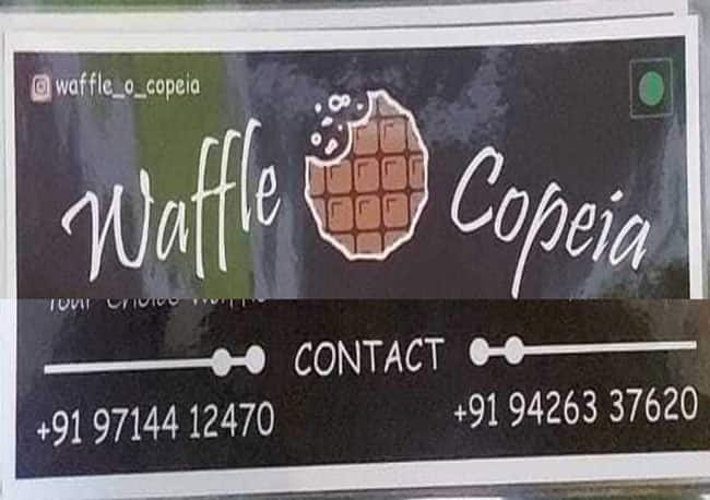Menu of Waffle o copeia, Gota, Ahmedabad