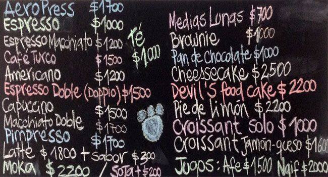 Black Dog Café Menu,Menú para Black Dog Café, Ñuñoa, Santiago - Zomato ...