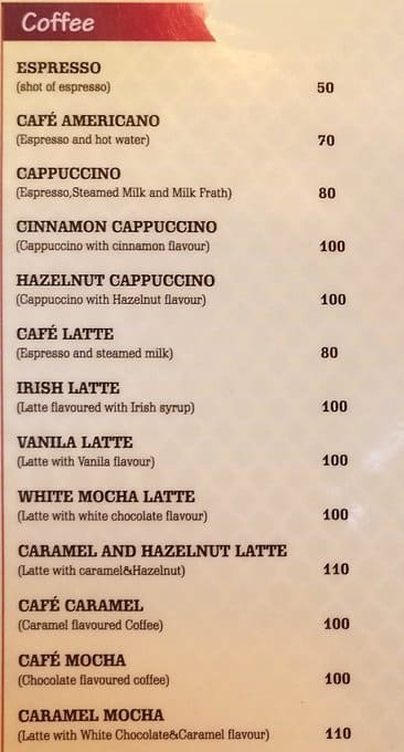 Coffee Lounge Menu, Menu for Coffee Lounge, Edappally, Kochi - Zomato