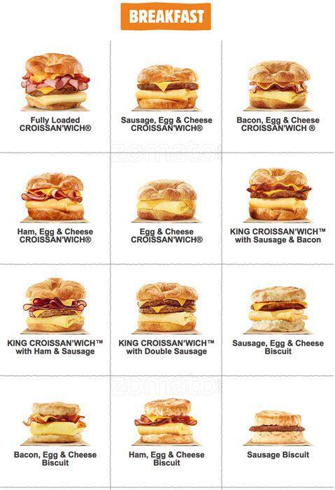 Burger King Menu, Menu for Burger King, Martinez, Martinez - Urbanspoon ...