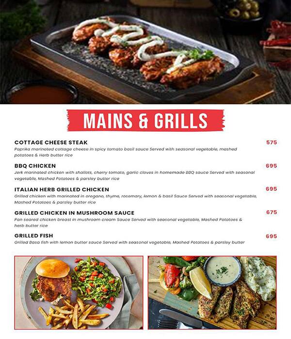 Menu at Fat Lulu's, Gurugram, 1st floor