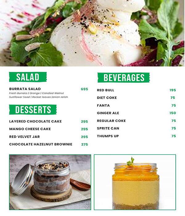 Menu at Fat Lulu's, Gurugram, 1st floor