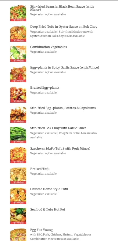 Menu at Mr Jis Kitchen 老季私房菜 restaurant, Lower Hutt
