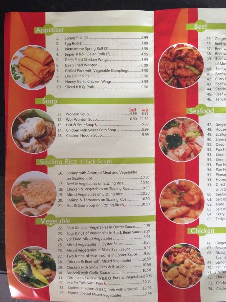 Menu at Creekside Chinese Restaurant, Airdrie