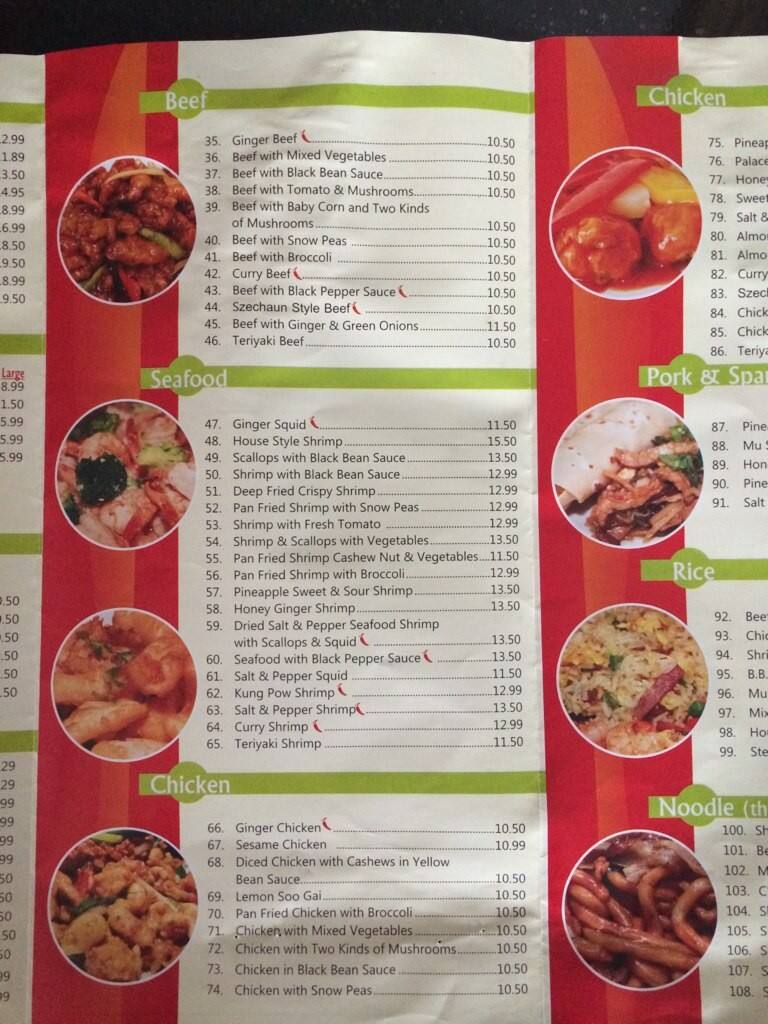 Menu at Creekside Chinese Restaurant, Airdrie