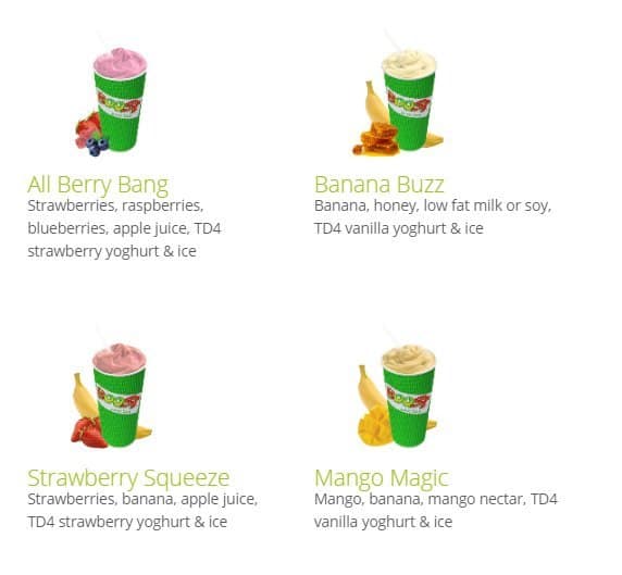 Menu at Boost Juice pub & bar, Kilkenny, 470 Torrens Rd