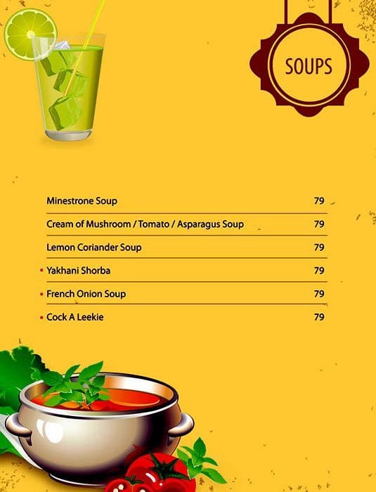 Menu of Café Ekante Houseboat Restaurant, New Town, Kolkata