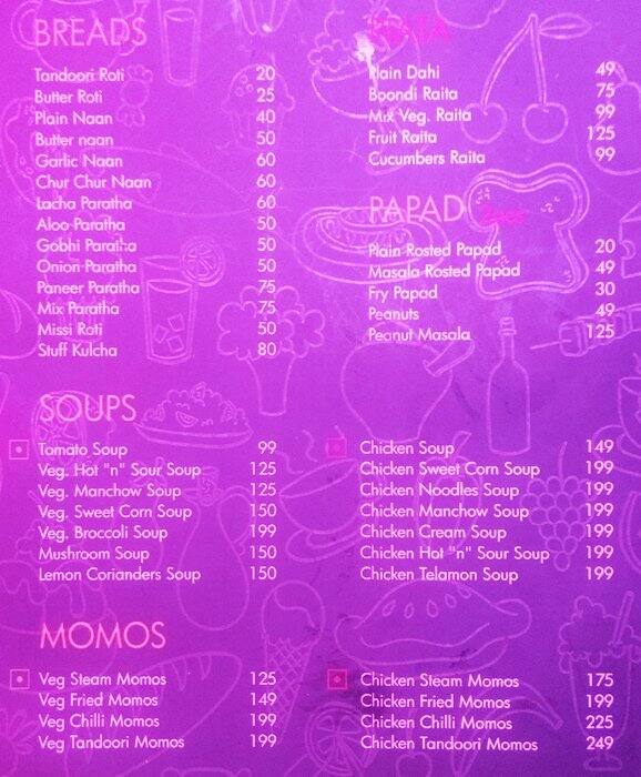 Turn Up Menu, Menu for Turn Up, Satyaniketan, New Delhi - Zomato