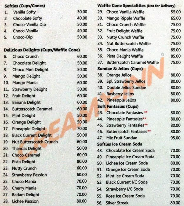 Creamy Inn Menu, Menu for Creamy Inn, Velachery, Chennai - Zomato