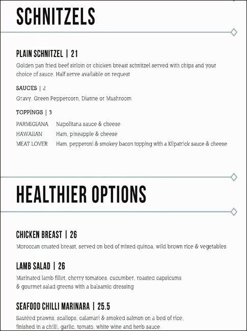 Menu at The Shed Marion pub & bar, Mitchell Park